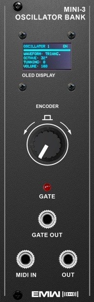 MINI-3 OSCILLATOR BANK - EURORACK
